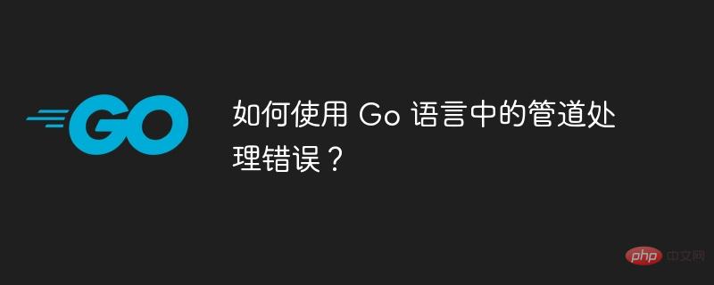 How To Handle Errors Using Pipes In Go Golang Php Cn