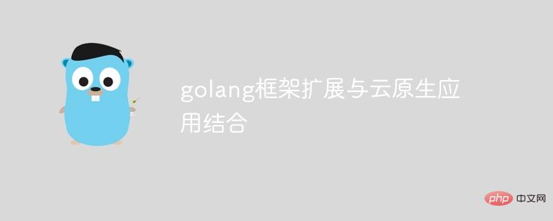 Golang Framework Extension Combined With Cloud Native Applications