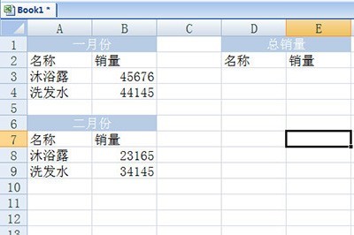 How To Merge And Summarize Multiple Tables In Excel Merged Calculation