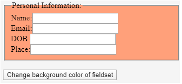 Fieldset Tag In HTML HTML Tutorial Php Cn