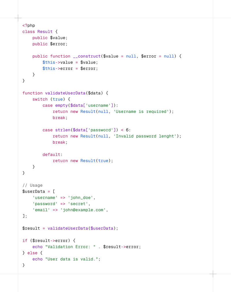 Result Type In PHP Golang Php Cn