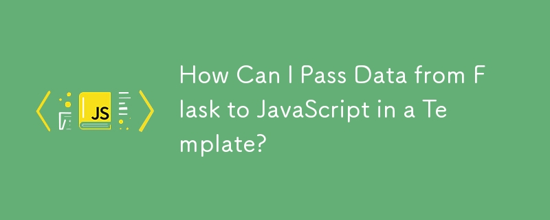How Can I Pass Data From Flask To Javascript In A Template Js Tutorial