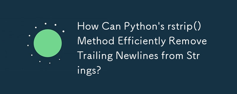 Python Rstrip Python Php