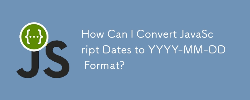 How Can I Convert JavaScript Dates To YYYY MM DD Format JS Tutorial Php Cn