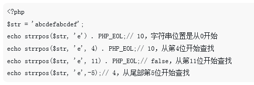 Detailed Introduction To PHP Search And Interception String Functions