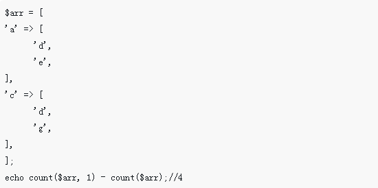 php統計多維數組元素個數的方法介紹附程式碼 php教程 PHP中文網