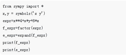 Introduction To Sympy Algebraic Symbolic Operations In Python Python