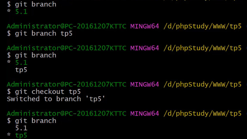 How To Switch Branches In Git Git Php Cn