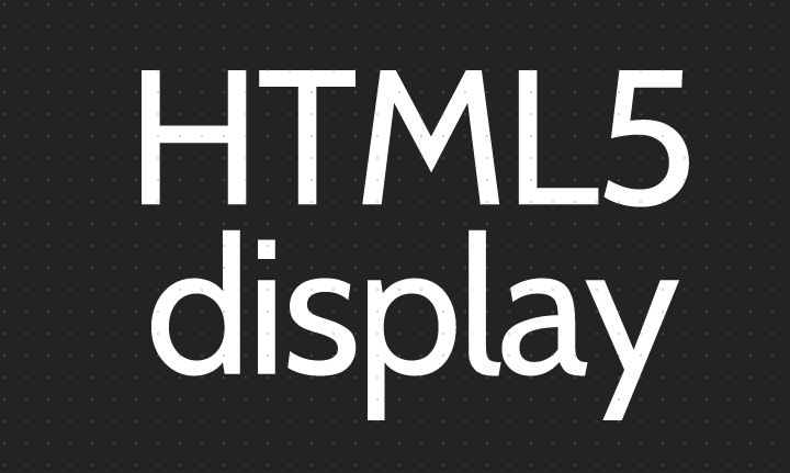 What Are The Attribute Values Of The Display Attribute In HTML How