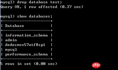Cmd Command Line Mode To Operate The Database Tables Fields Data
