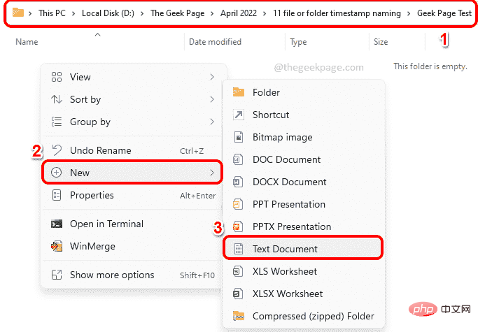 How To Create And Name A File Folder Based On Current Timestamp Common