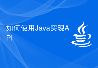 How To Implement API Using Java JavaTutorial Php Cn