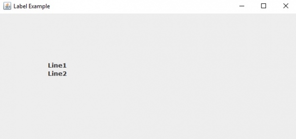 How To Create A JLabel That Holds Multiple Lines Of Text Using HTML In