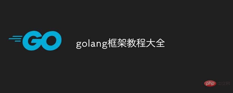 Golang Framework Tutorial Collection Golang Phpcn 3932