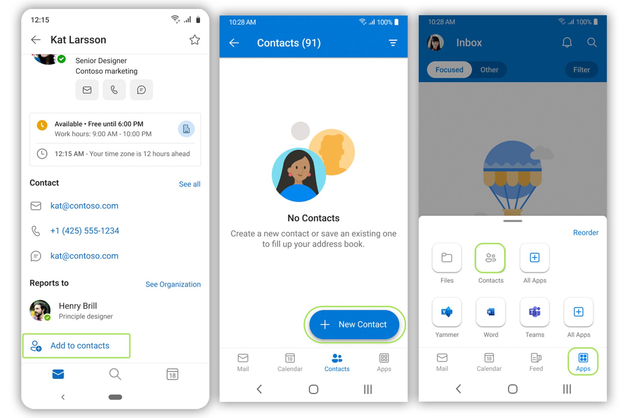 Microsoft Outlooks Mobile App Has A New Contact Editor Iphone Php Cn