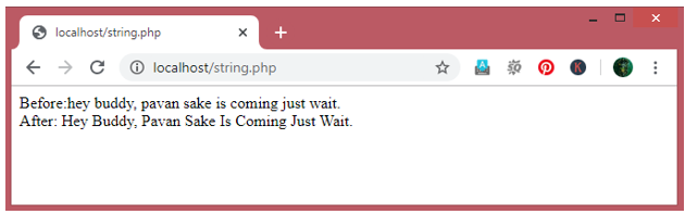 Php Ucwords Php Tutorial Phpcn 5781