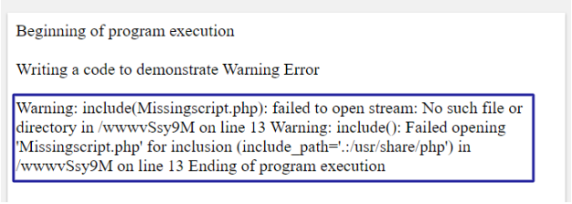 Types Of Error In Php Php Tutorial Phpcn 1542