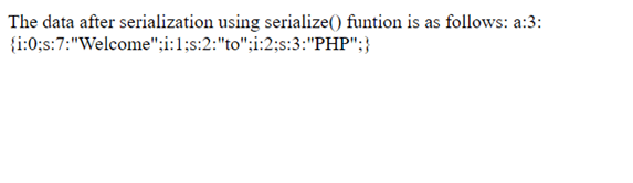 Php Object Serialization Php Tutorial Phpcn