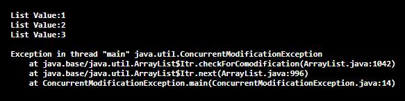 Java Concurrentmodificationexception Javatutorial Phpcn 7484