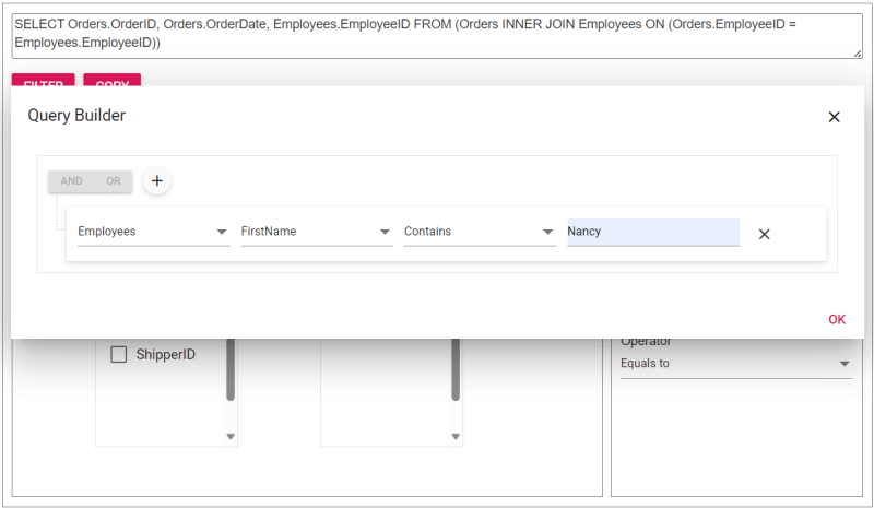How To Join Two Tables Using Javascript Query Builder Js Tutorial Phpcn