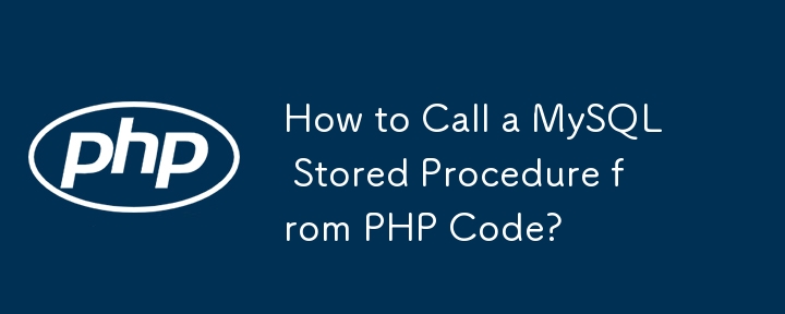 How To Call A Mysql Stored Procedure From Php Code Php Tutorial Phpcn