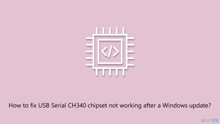 How to fix USB Serial CH340 chipset not working after a Windows update?-Troubleshooting-php.cn