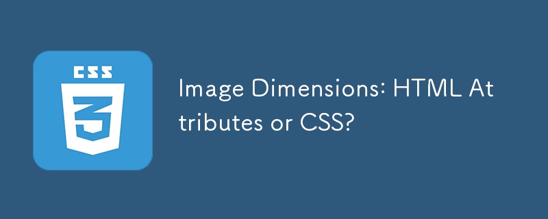 Image Dimensions Html Attributes Or Css Css Tutorial Phpcn