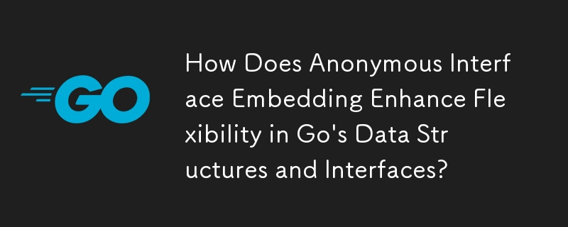 How Does Anonymous Interface Embedding Enhance Flexibility in Go's Data Structures and ...