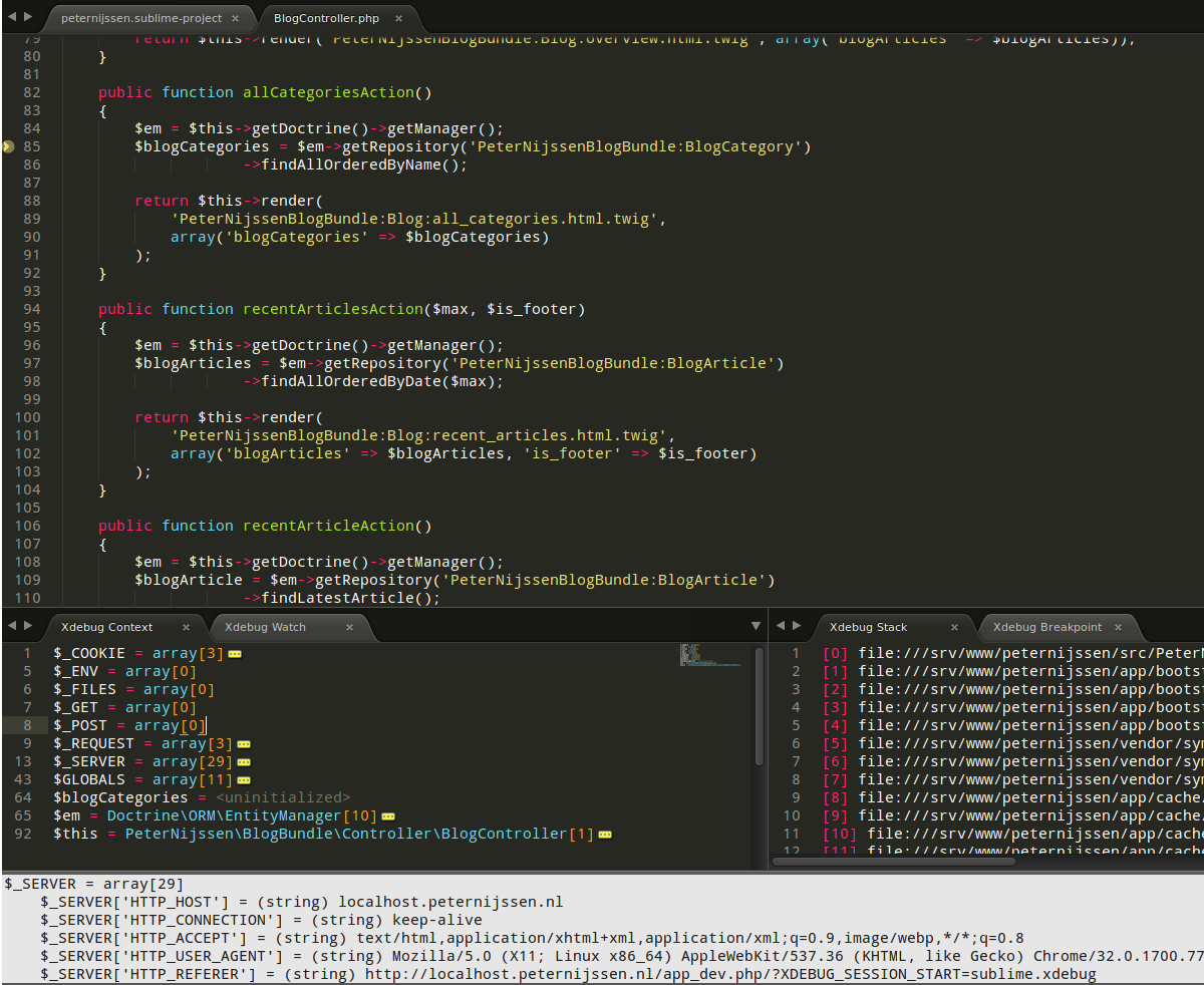 Debugging With Xdebug And Sublime Text 3 Php Tutorial Phpcn 2070