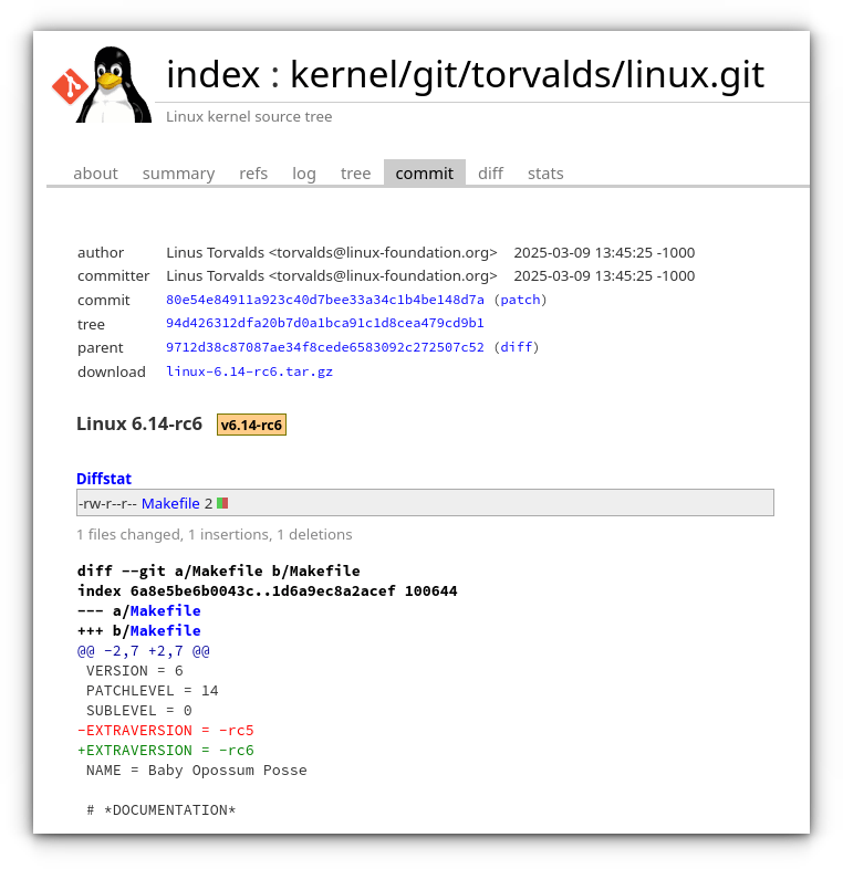 Linux Kernel 6.14 RC6 Released-LINUX-php.cn