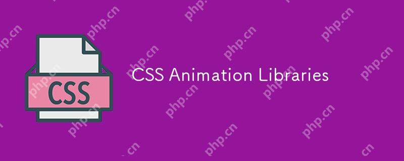 Css Animation Libraries Css Tutorial Phpcn