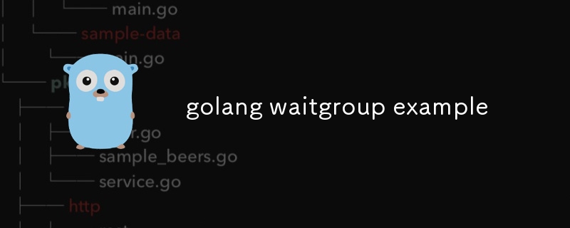 golang waitgroup example-Golang-php.cn