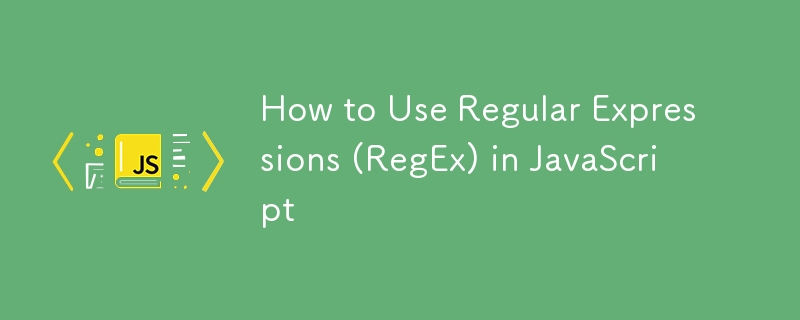 How To Use Regular Expressions Regex In Javascript Js Tutorial Phpcn 1490