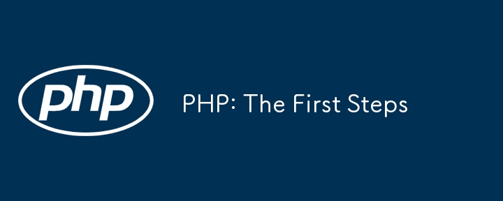 PHP: The First Steps-PHP Tutorial-php.cn