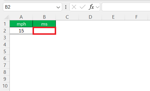 Comment convertir MPH en MS en utilisant une formule Excel-Logiciel de bureau-php.cn