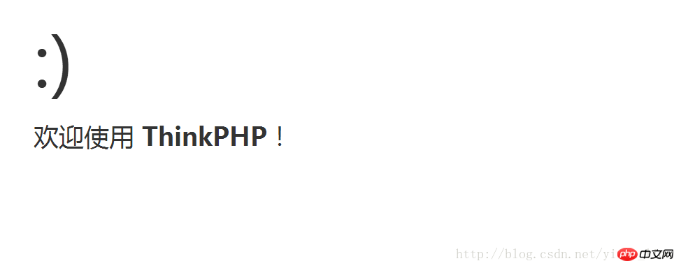 Create The Simplest Thinkphp Project Php Tutorial Phpcn