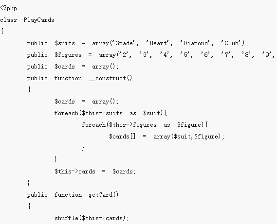 PHP implements golden flower game competition-PHP Tutorial-php.cn