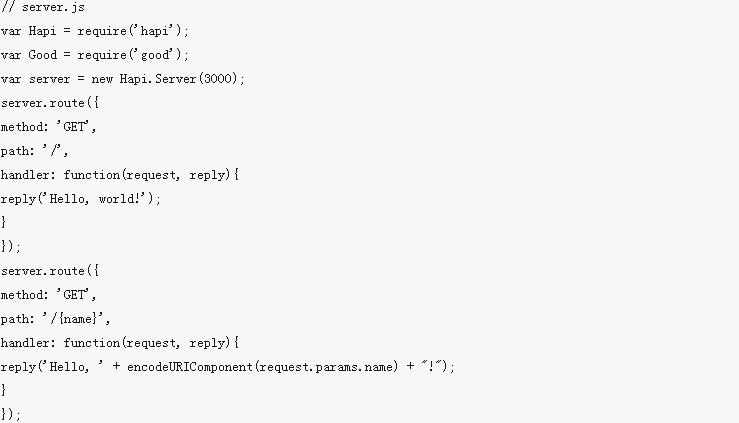 Introduction to Node.js open source application framework HapiJS-JS Tutorial-php.cn
