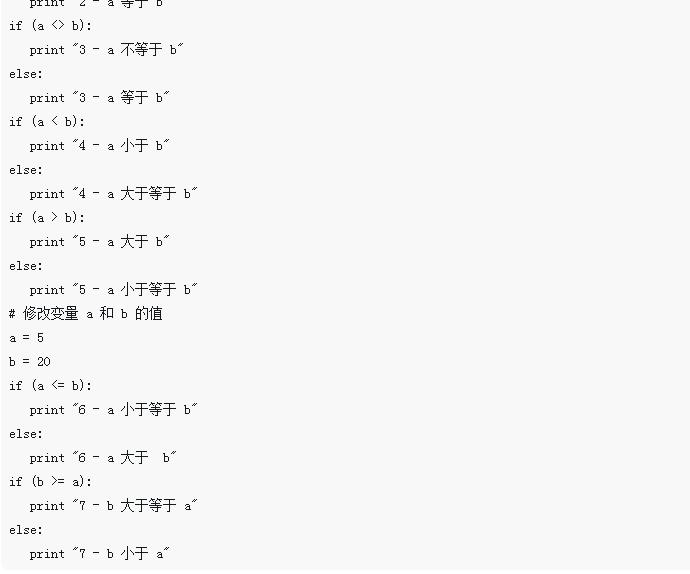 python operator - the most commonly used comparison operator in programming (example analysis ...