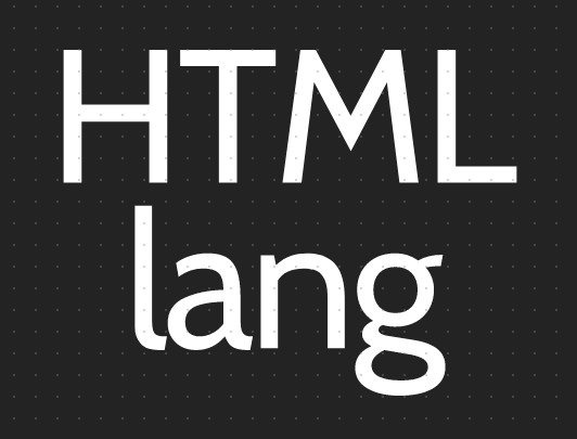 What is the lang attribute in HTML for? What does the lang attribute in ... What is the lang attribute in HTML for? What does the lang attribute in ...