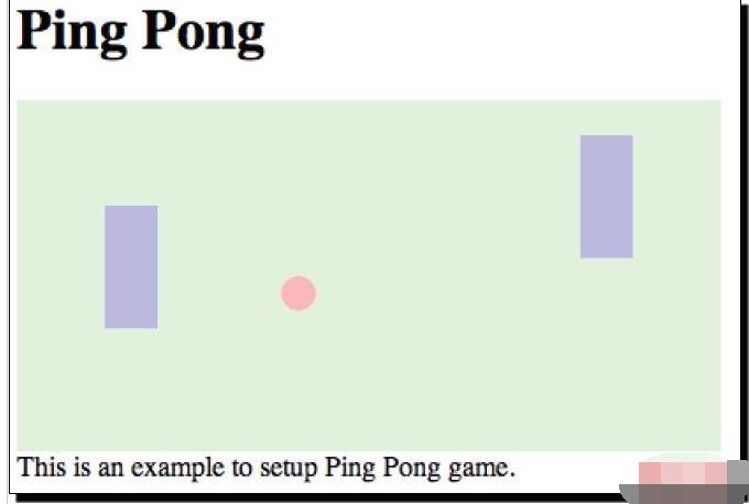 Html5 game development Ping Pong game example (2)-H5 Tutorial-php.cn
