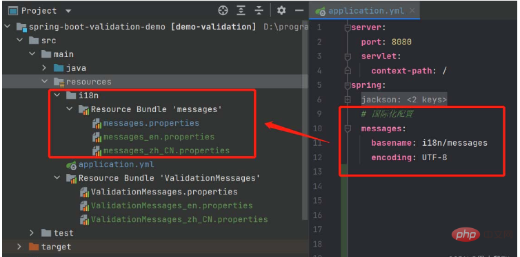 How To Configure Springboot Validation Prompt Information Internationalization Javatutorial Php Cn
