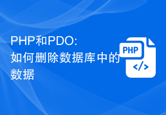 PHP and PDO: How to delete data from a database-PHP Tutorial-php.cn