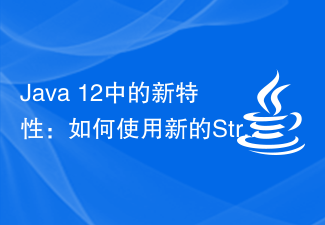 What's new in Java 12: How to work with strings using the new String API-javaTutorial-php.cn