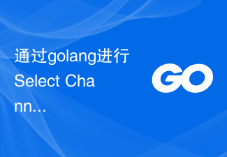 Error handling method for Select Channels Go concurrent programming through golang-Golang-php.cn