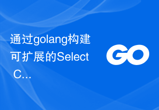 Build a scalable Select Channels Go concurrent programming solution with golang-Golang-php.cn