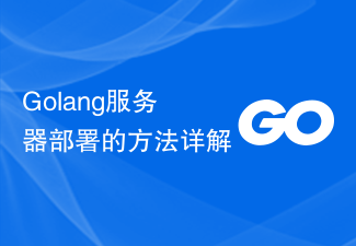 Detailed explanation of Golang server deployment method-Golang-php.cn