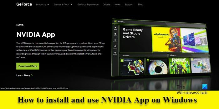 How to install and use NVIDIA apps on Windows 11-Computer Knowledge-php.cn