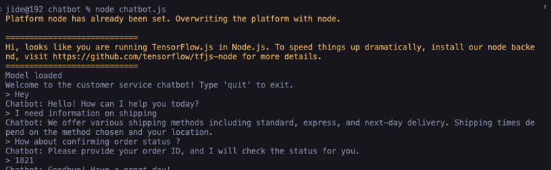 How To Build A Basic Chatbot Using Tensorflow And Javascript Js 9465