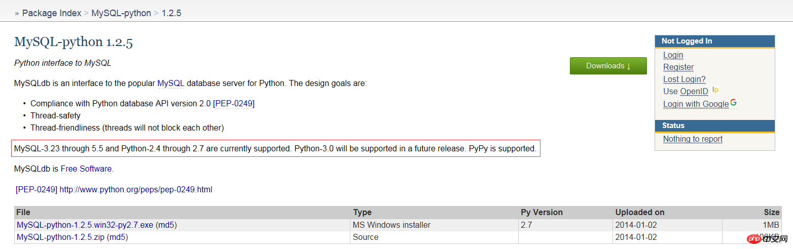 How To Install Pythons Mysqldb Module Under Windows Mysql Tutorial Phpcn